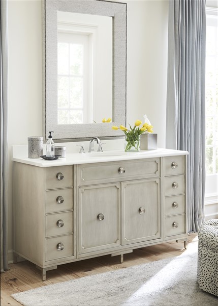 The Brewster Upholstered Mirror 9406P-MI - Our Products - Vanguard ...