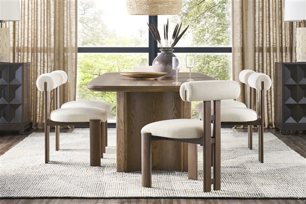 Form Rectangular Dining Table P683T - Our Products - Vanguard Furniture